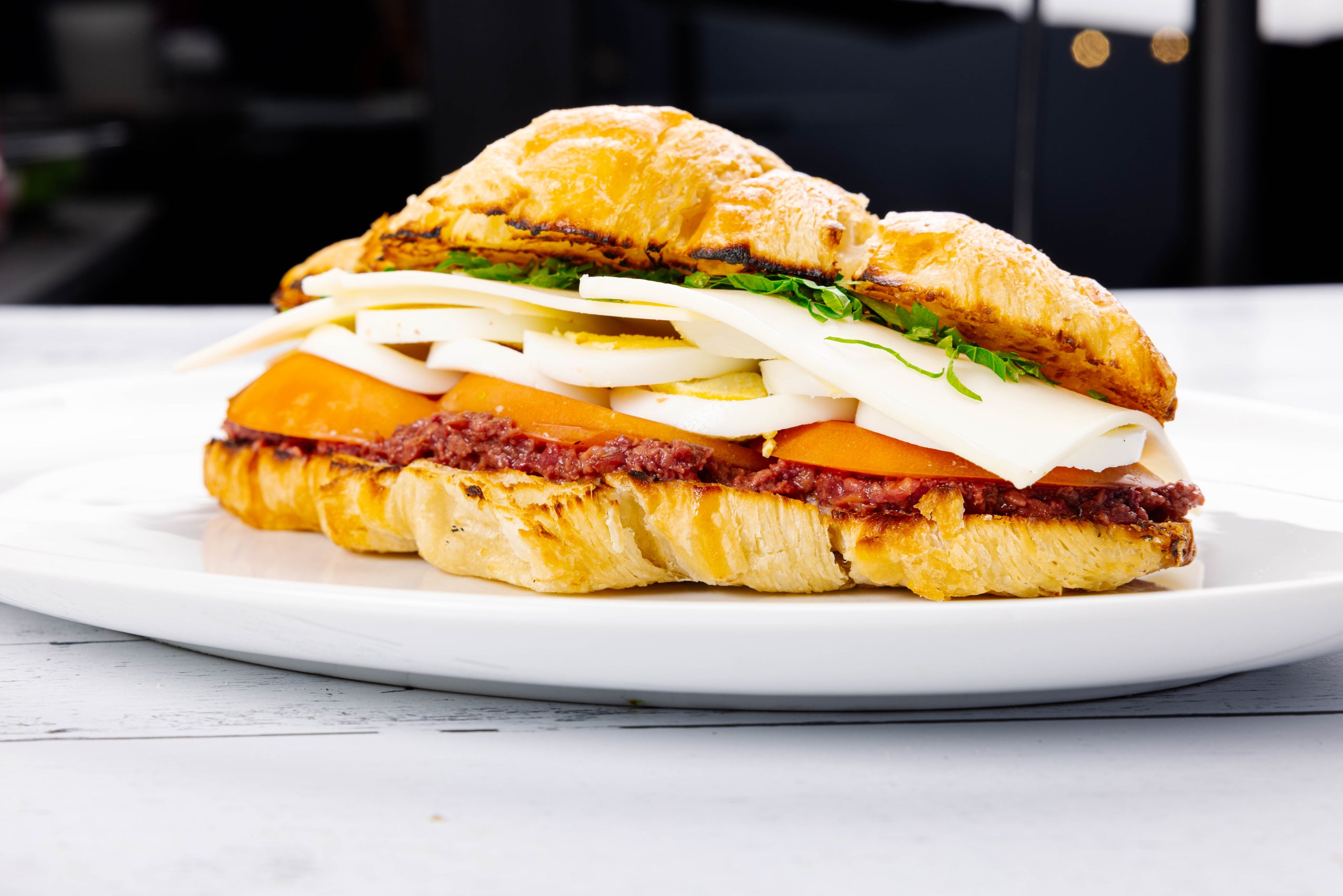 Croissant Egg & Cheese | Urban Press